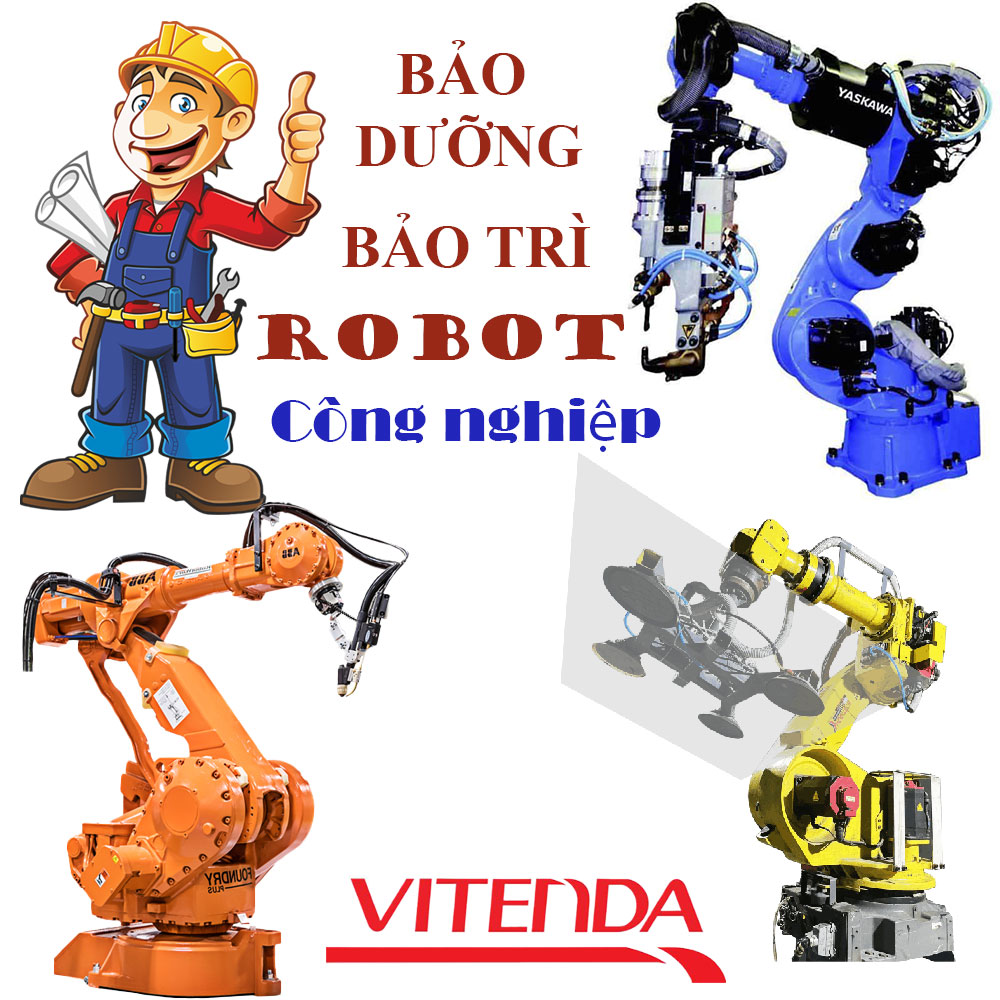 VITENDA bảo dưỡng, bảo trì Robot công nghiệp uy tin
